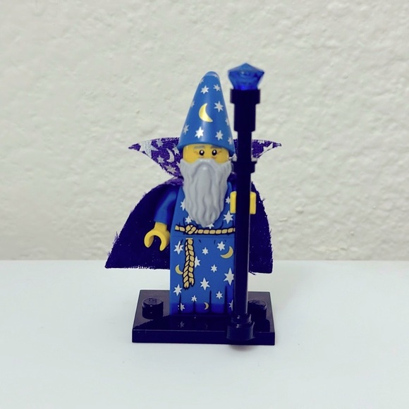 Lego | Toys | Lego Mini Figure Blue Wizard Retired Series 2 | Poshmark